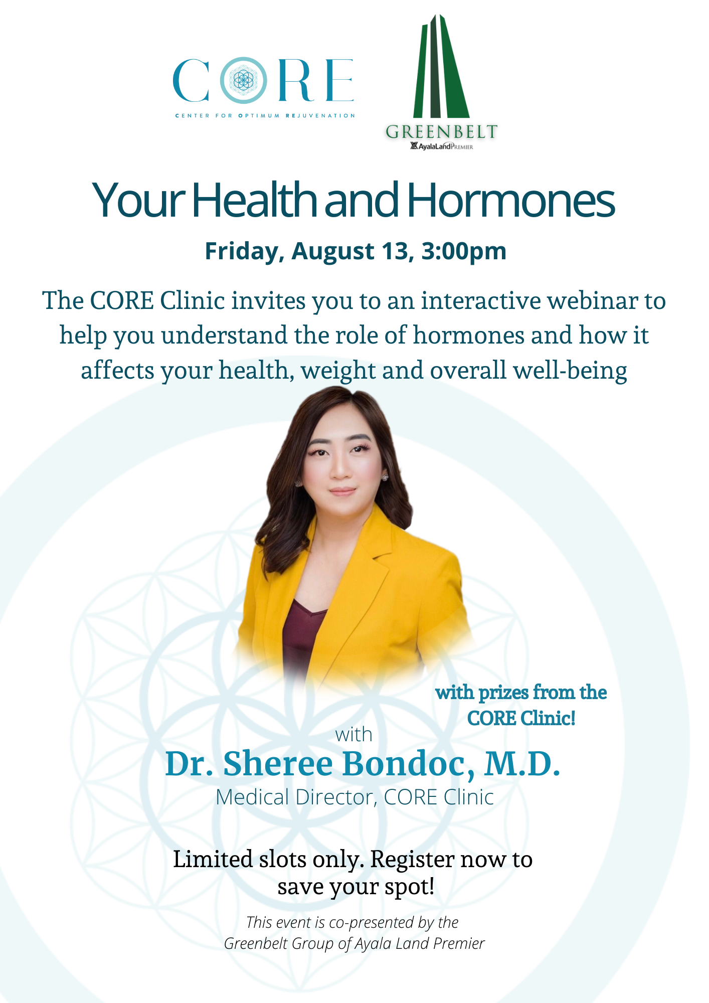 Your Health and Hormones Webinar - CORE Philippines